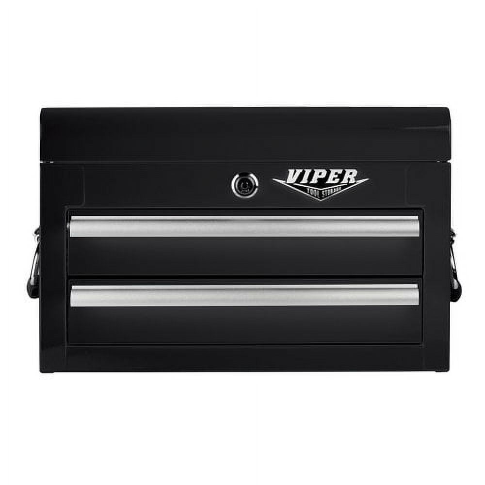 Viper Tool Storage V218MCBL 18-Inch 2-Drawer 18 Gauge Steel Mini ...