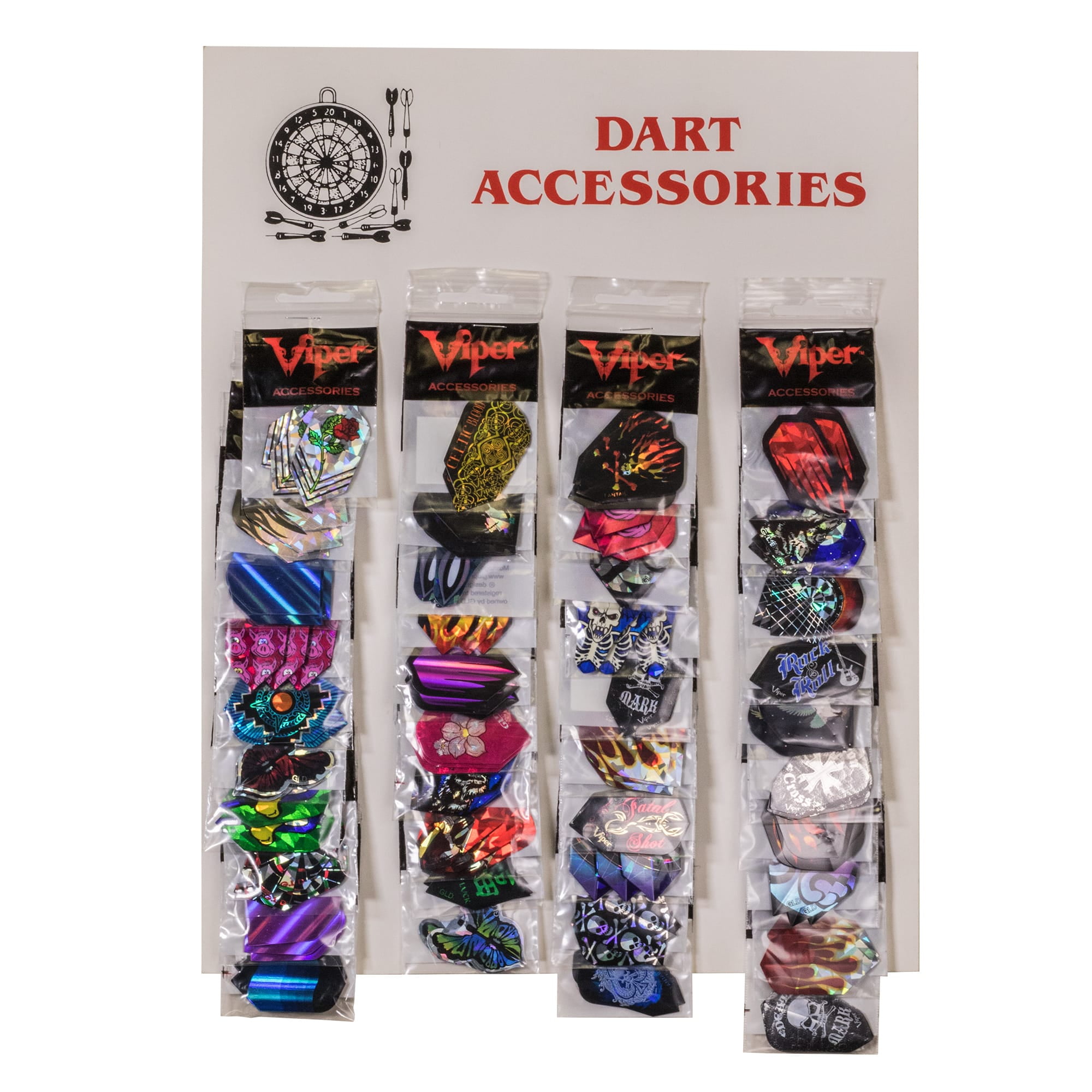 Viper V-Lux Dart Flight Pack, 40 Sets of Flights (120 Total) - Walmart.com