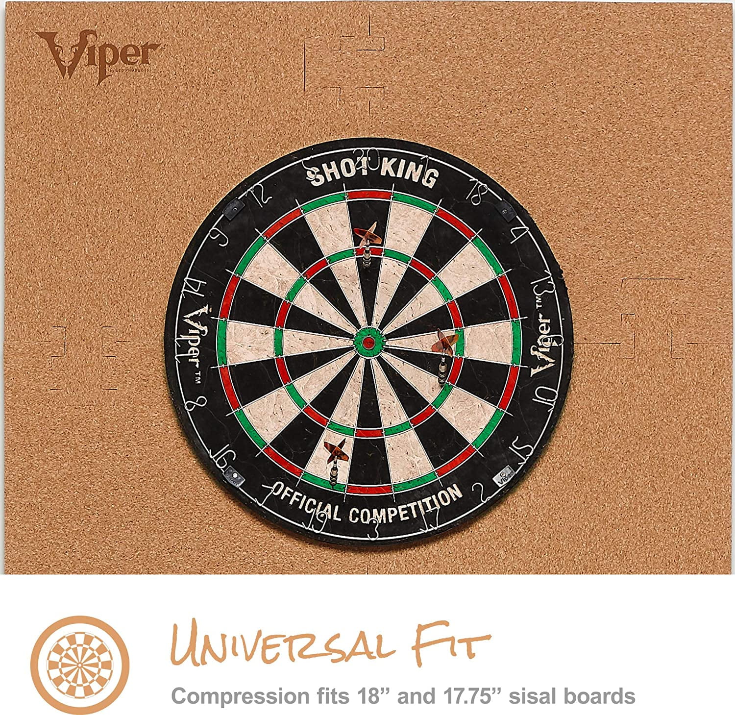 Viper by GLD Products Wall Defender II Dartboard Surround Cork, and ...