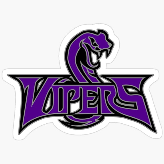 Vipers Sports Logo Sticker Phone Decal Water Bottle Stickers Car Decals ...