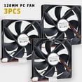ViprTech 120mm Computer Case Fans for PC Desktop Cases CPU Coolers and ...