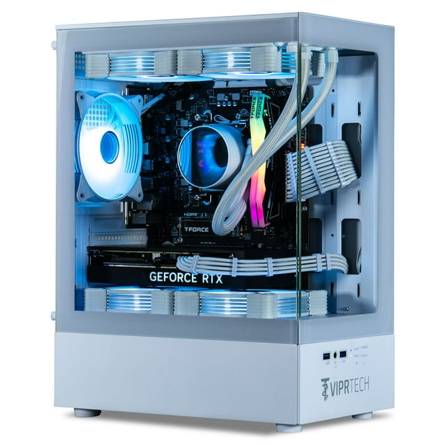 ViprTech Reaper 1.0 Liquid-Cooled PC, AMD Ryzen 7 7700 5.3GHz, RTX 4060 ...