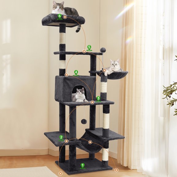 Vibrant Life Small Seagrass Scratch and Play Post, Gray, 20" - Walmart.com