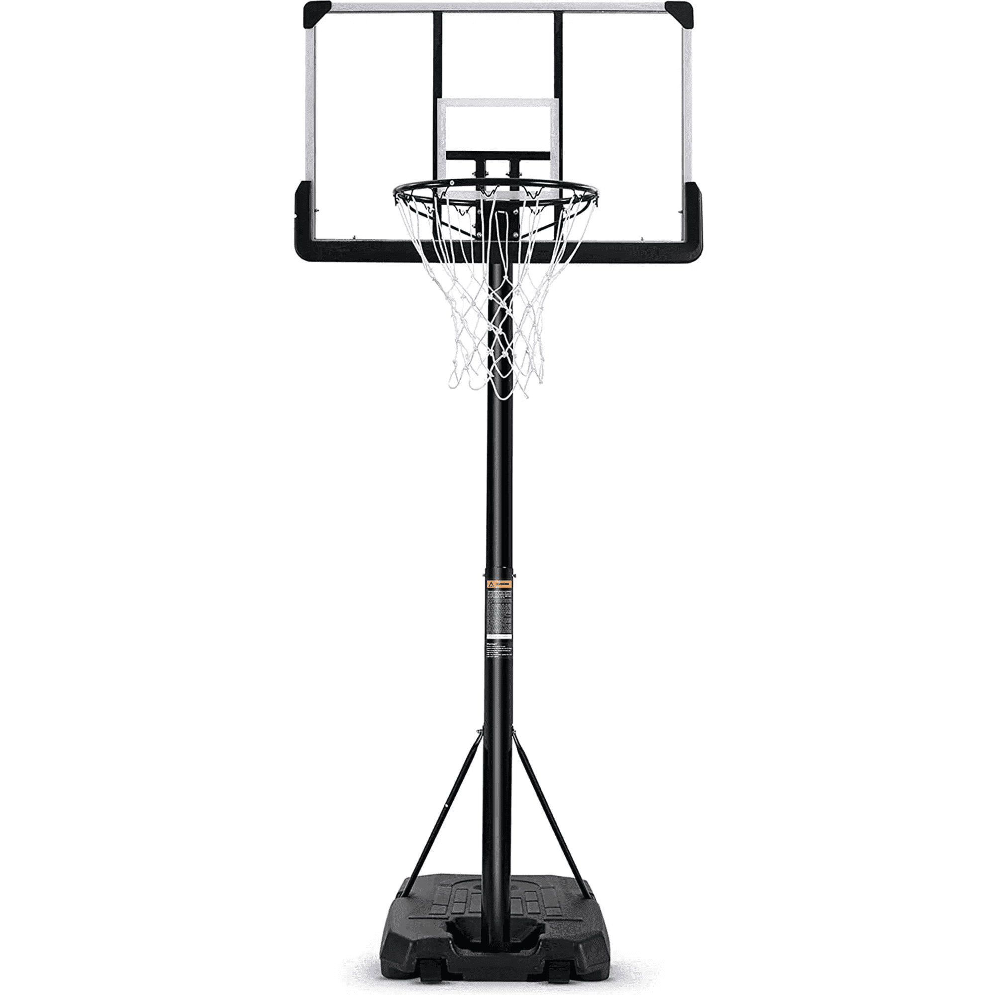 Vipsafe Adjustable Portable Basketball Hoop System for Indoor & Outdoor ...