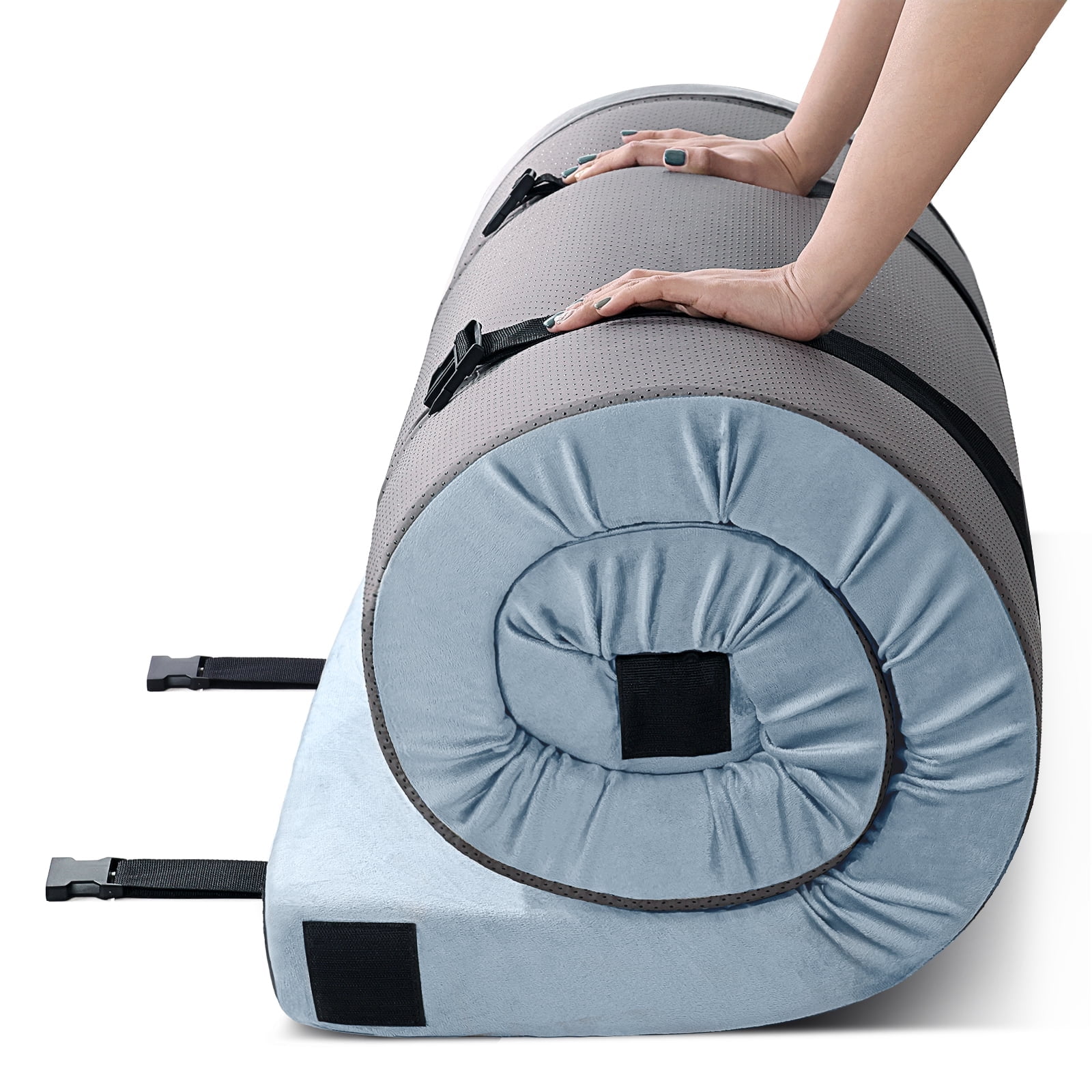 Vipsafe CertiPUR-US Memory Foam Camping Mattress, Portable Sleeping Pad ...