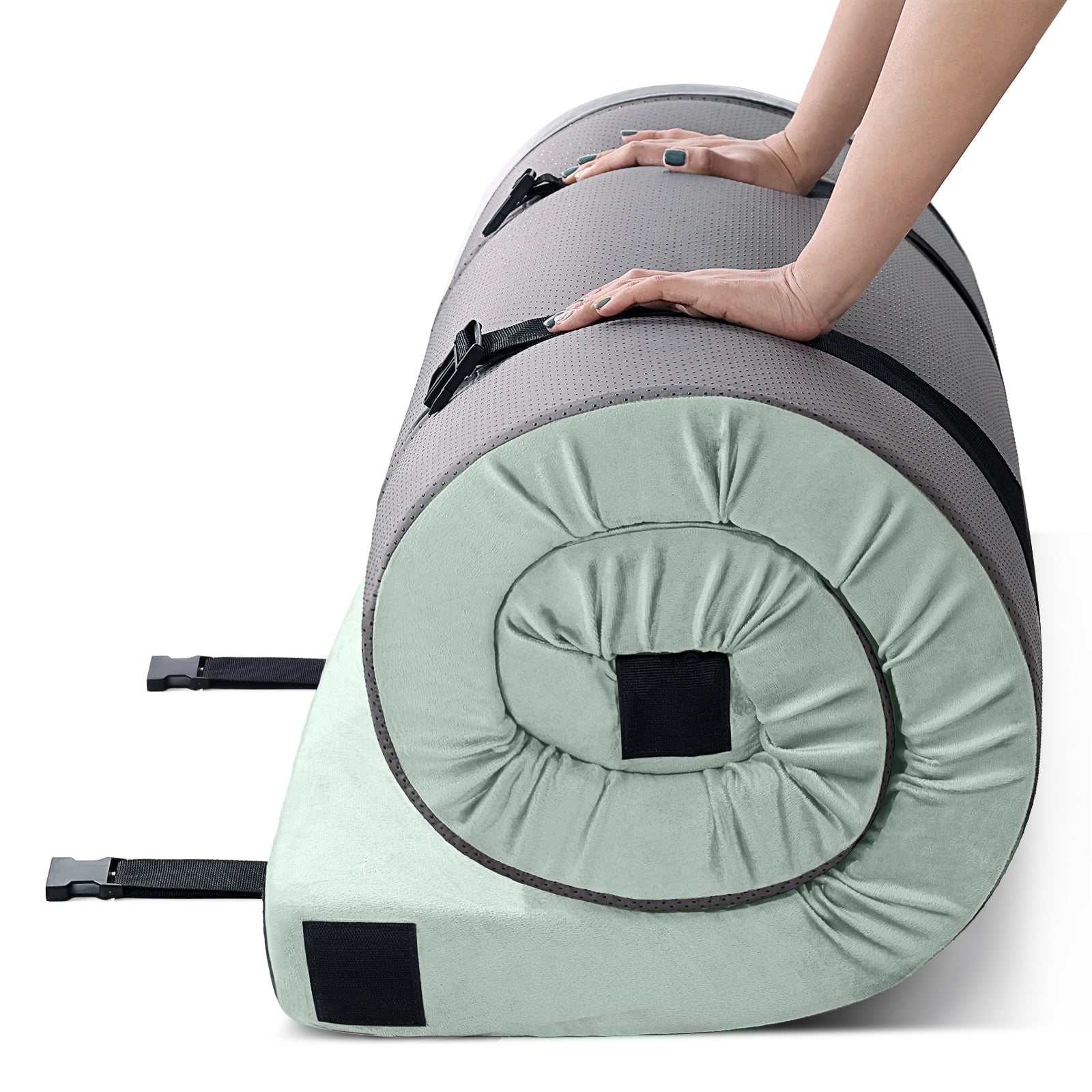 Vipsafe CertiPUR-US Memory Foam Camping Mattress, Portable Sleeping Pad ...