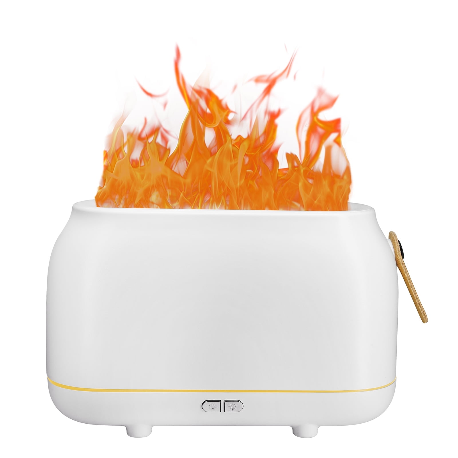 Vipsafe Flame Diffuser Humidifier, 3 Flame Colors Light Essential Oil ...