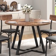 Harper & Bright Designs 95" Large Dining Table, Rustic Farmhouse Style ...