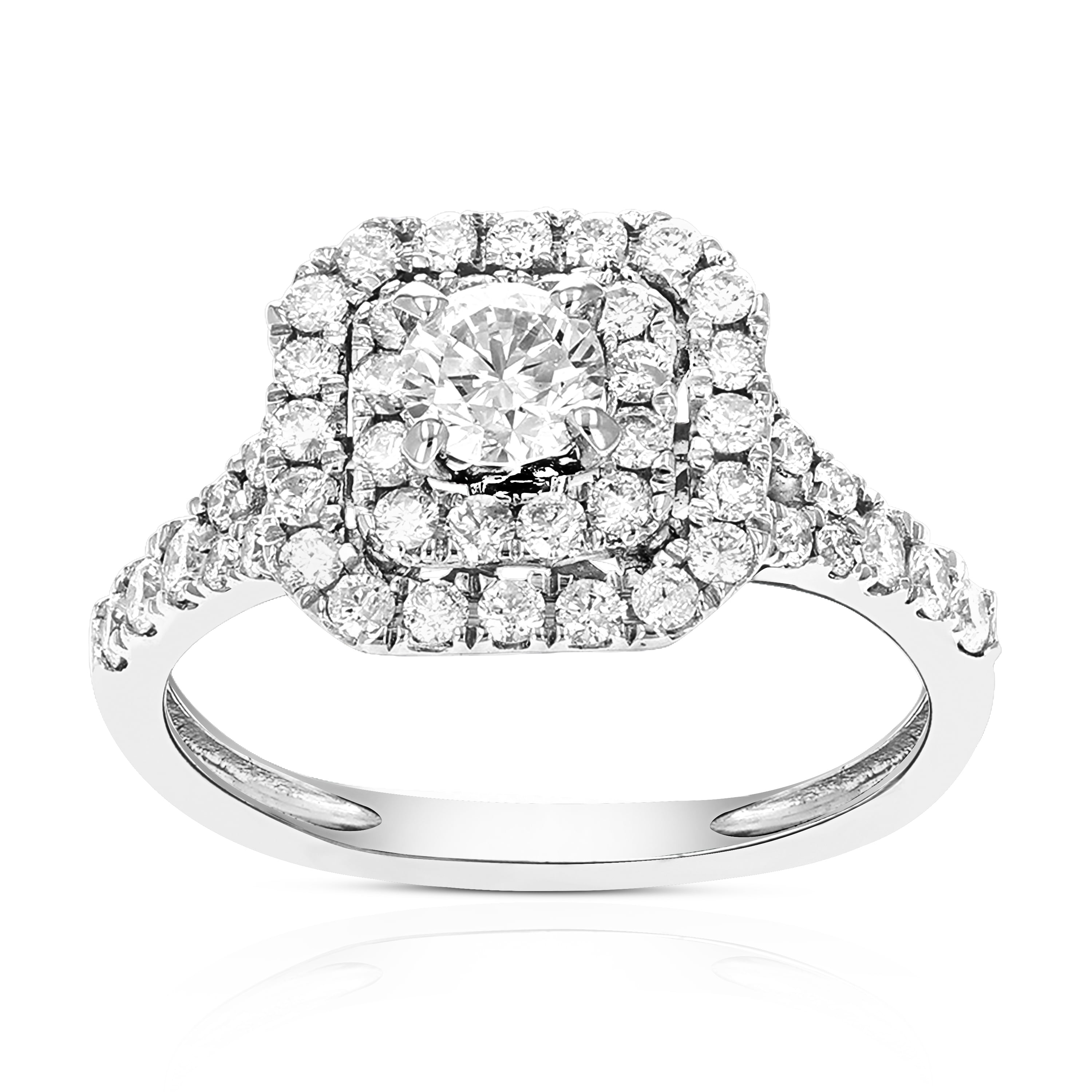 Vir Jewels 7/8 CTTW Diamond Engagement Ring for Women in 14K White Gold ...