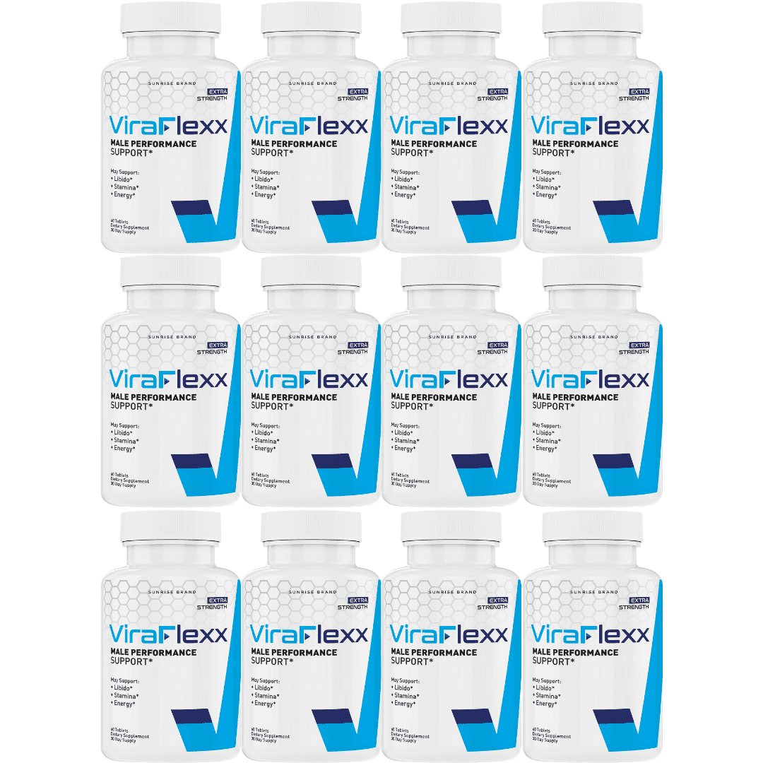 ViraFlexx Capsules, Vira Flexx Men Dietary Supplement Pills - 12 Pack ...