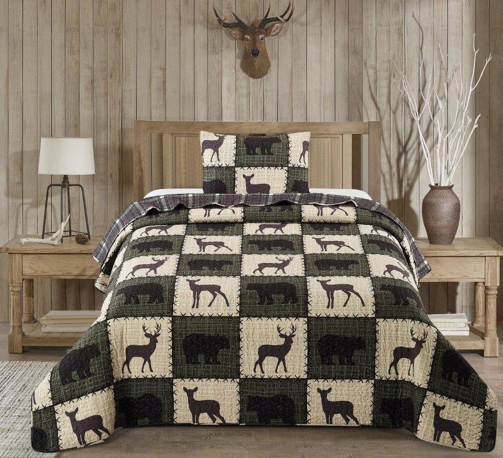 Virah Bella - Stitched Forest Verdant - Lightweight Reversible 2-Piece ...