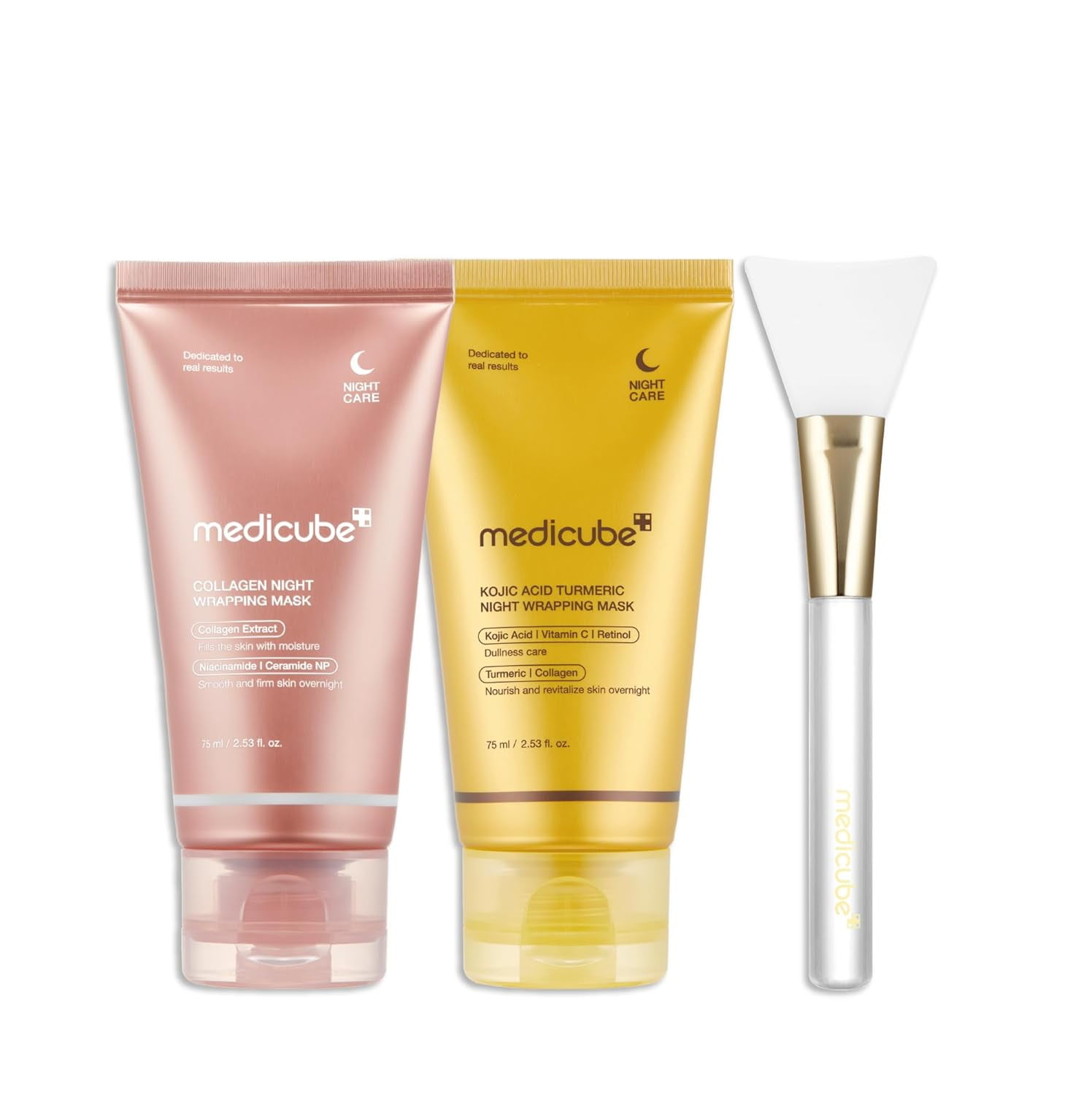 Viral Glass Glow Overnight Wrapping Mask Duo: Collagen Overnight ...