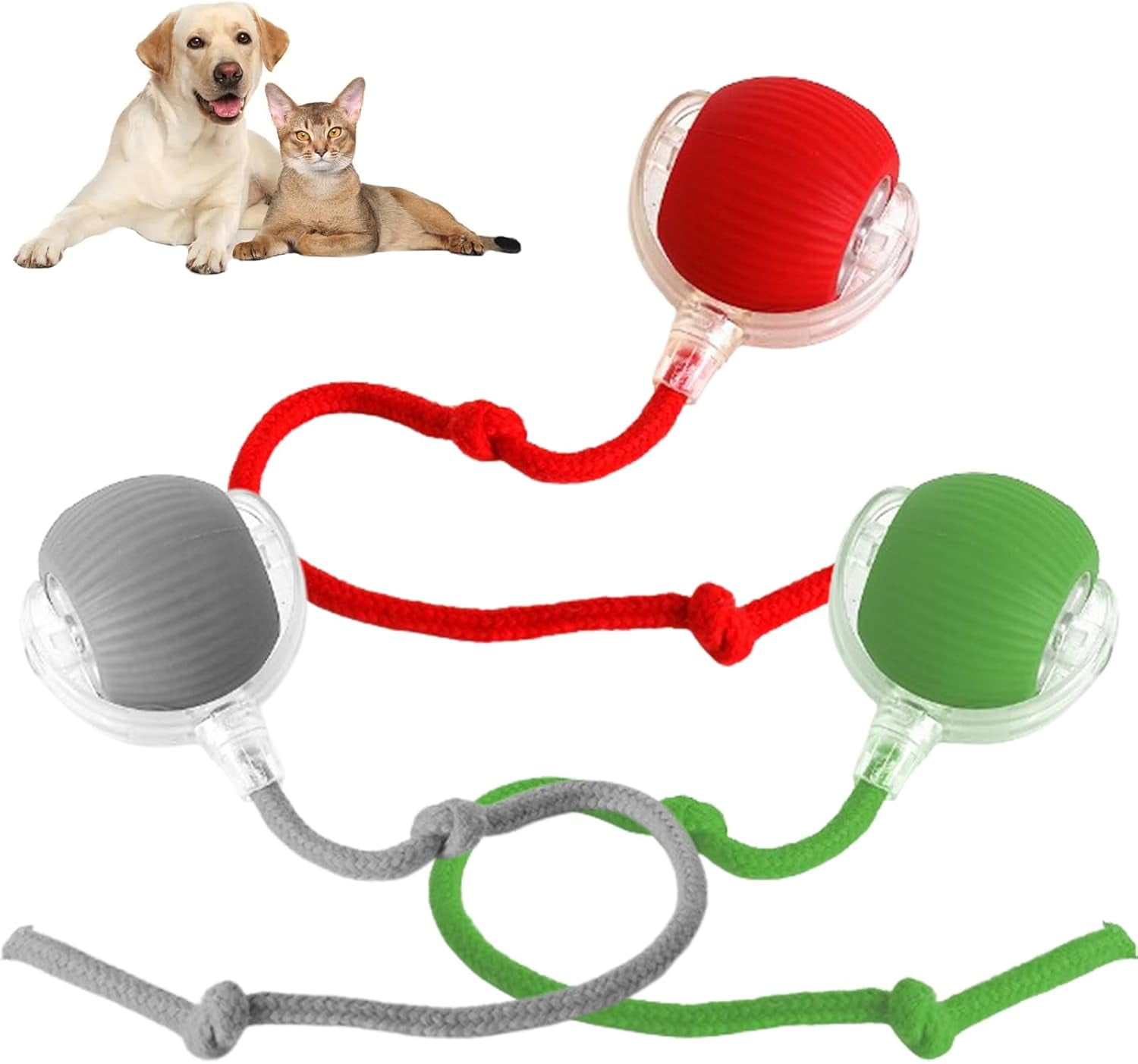 Viral Rolling Ball, Ball for Dogs, Doggie Ball, Interactive Dog Smart ...