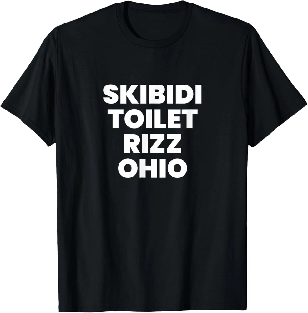 Viral Skibid Toilet Rizz Ohio Funny Internet Meme Slang Culture Unisex ...