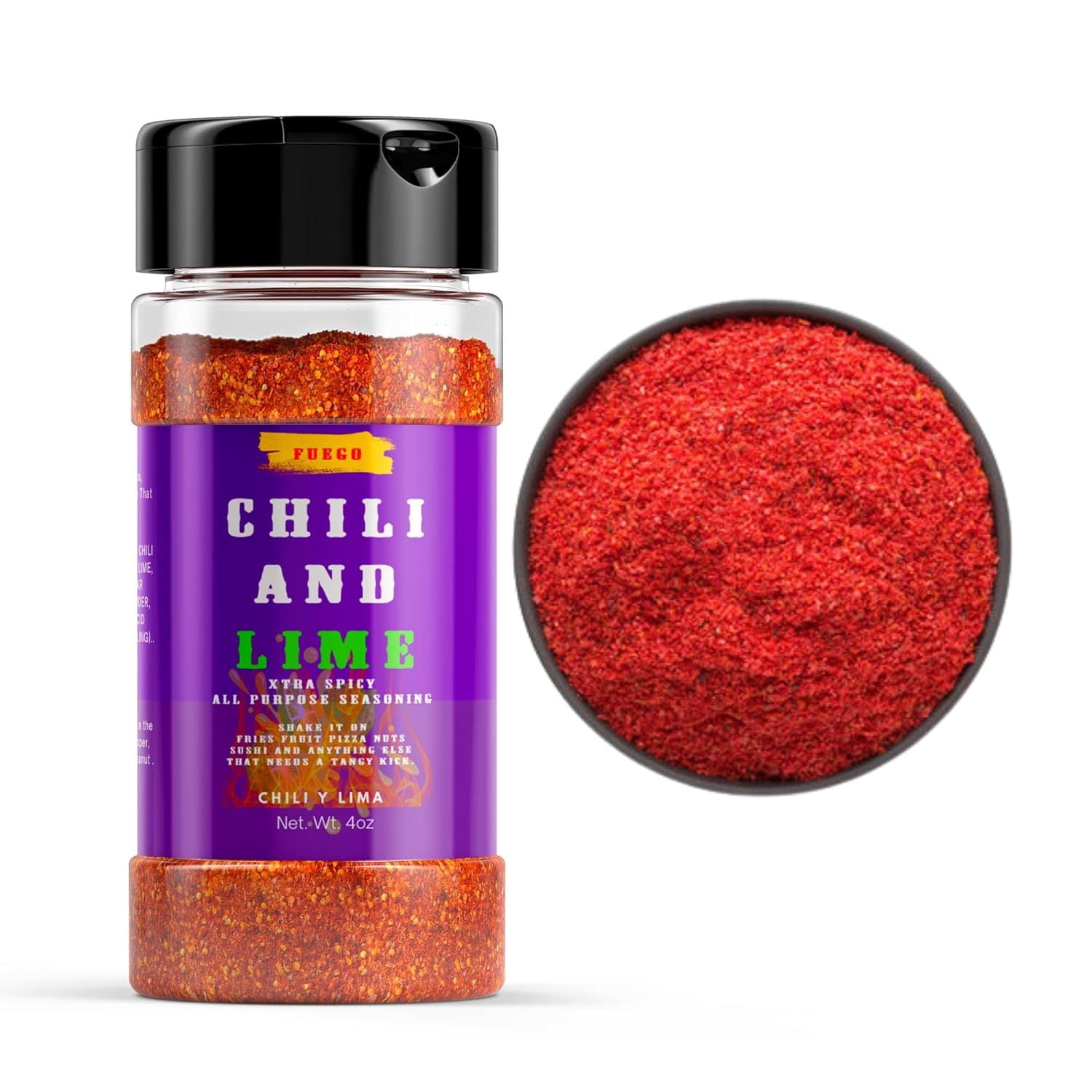 ViralTasteBudz Fuego Chili and Lime Everything Powder (4oz) - Walmart.com