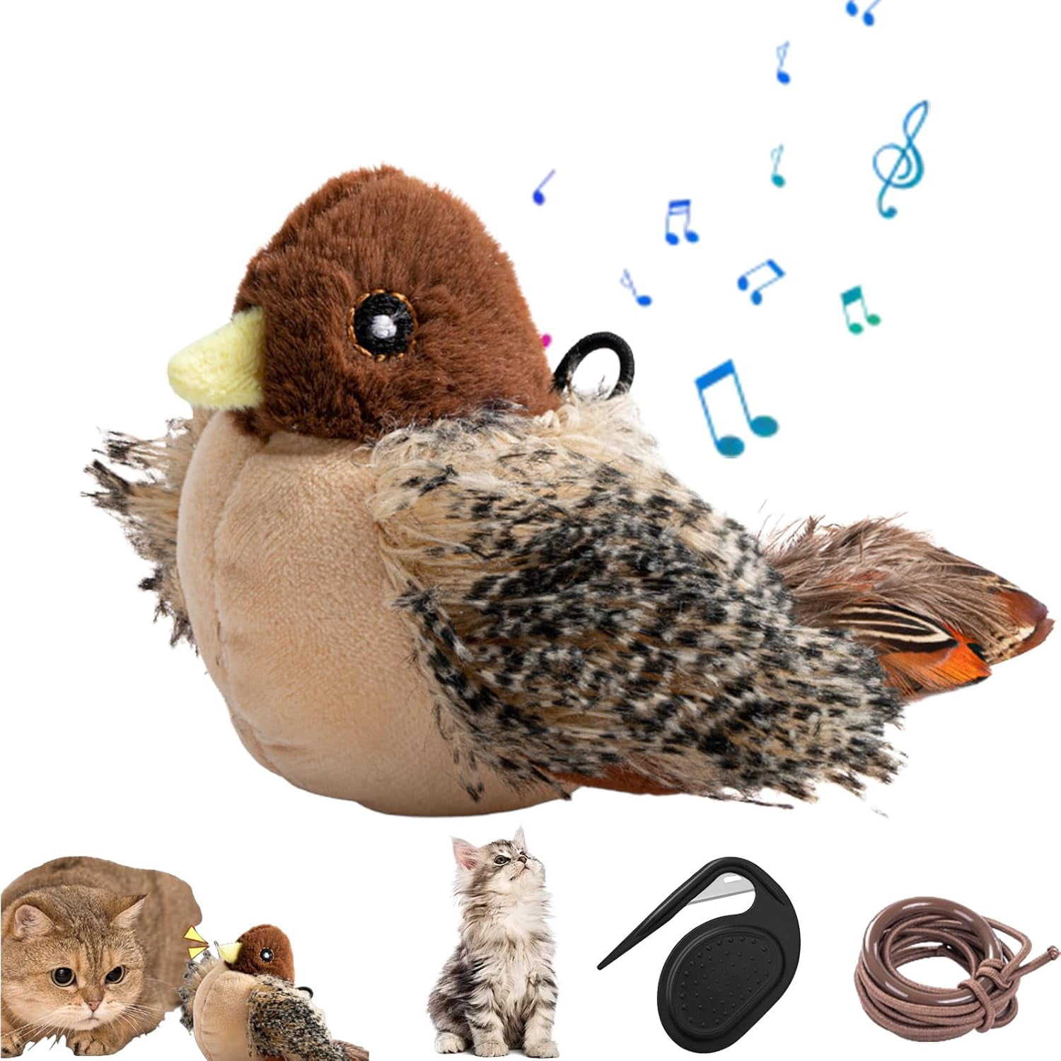 Viralhuntz Cat Toy Bird, 2025 Upgraded Viralhuntz Cat Toys, Electric ...