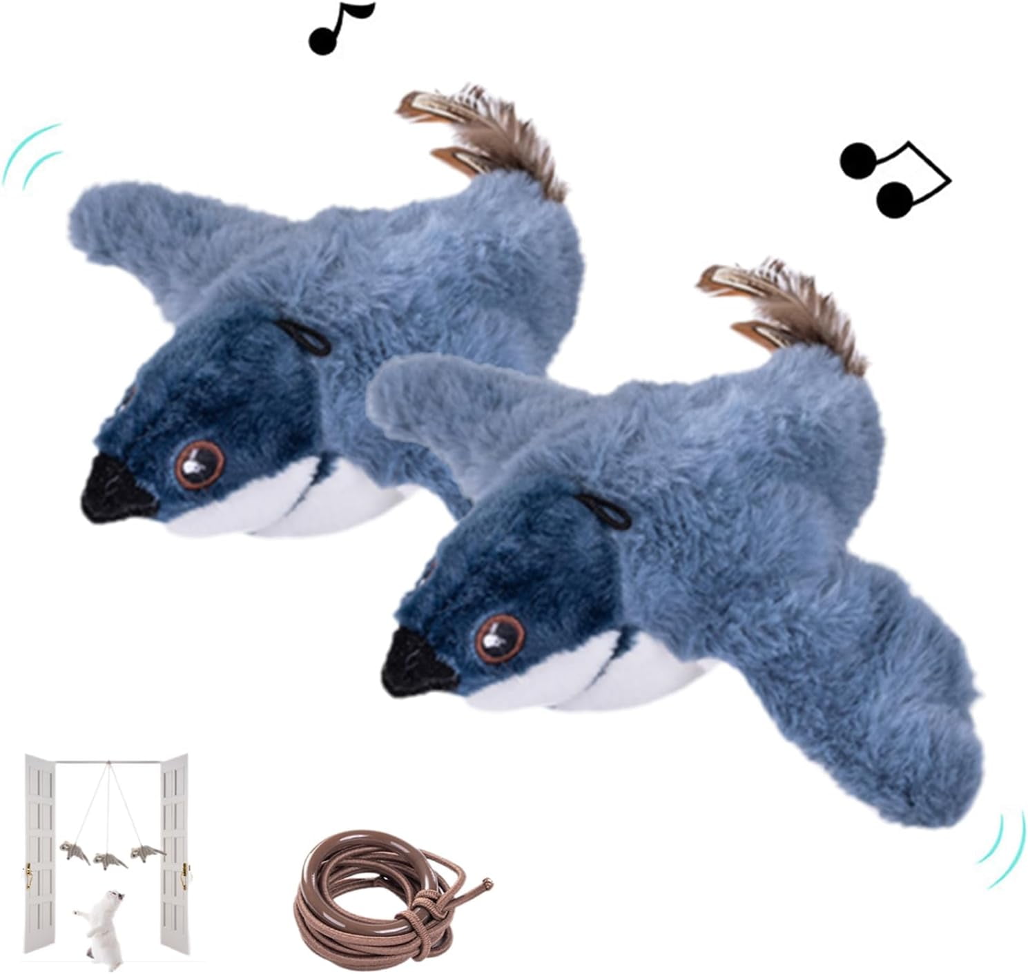 Viralhuntz Cat Toy Bird, Flappy Perry Bird Cat Toy, Interactive Cat Toy ...