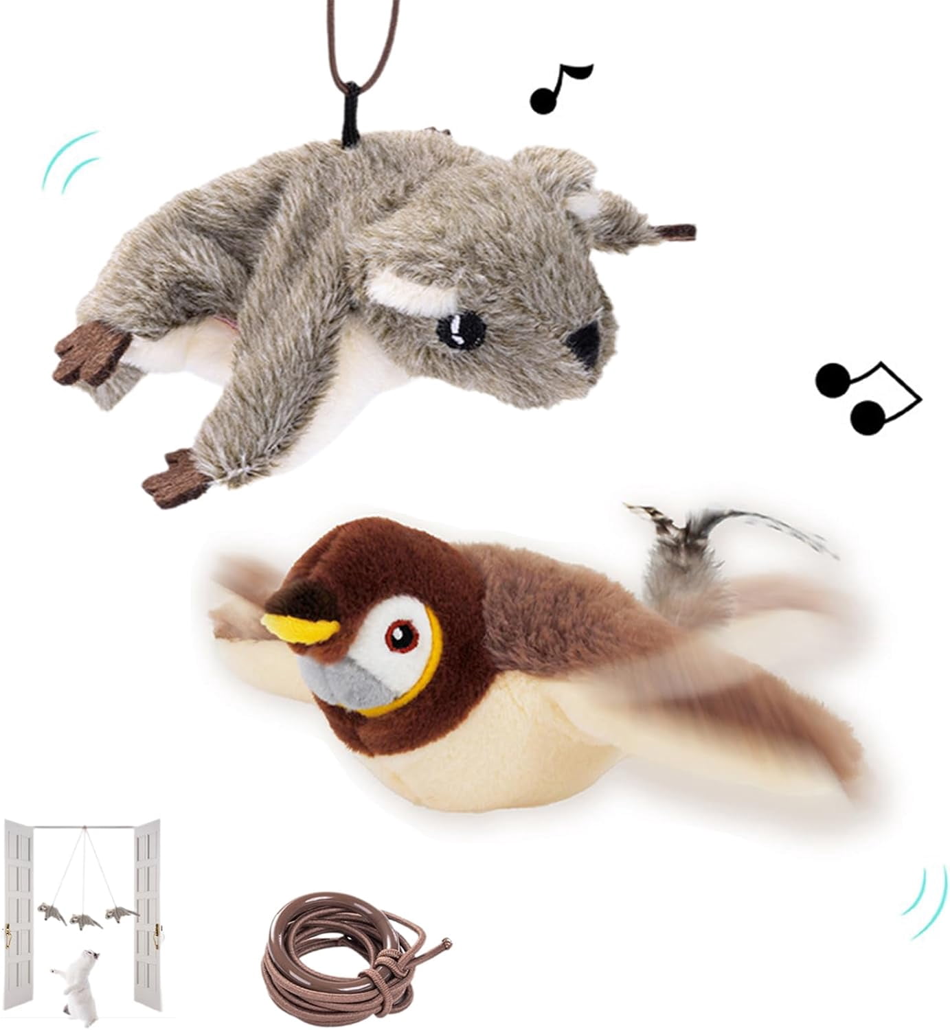 Viralhuntz Cat Toy Bird, Flappy Perry Bird Cat Toy, Interactive Cat Toy ...