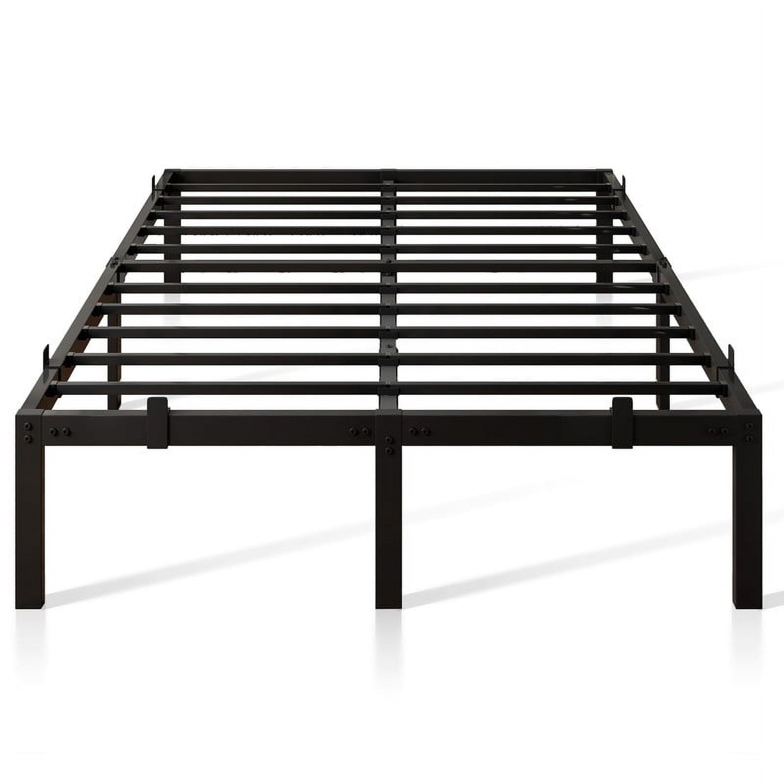 Virans Metal Platform Bed Frame, Full Size Bed Frame with 14”Under-Bed ...