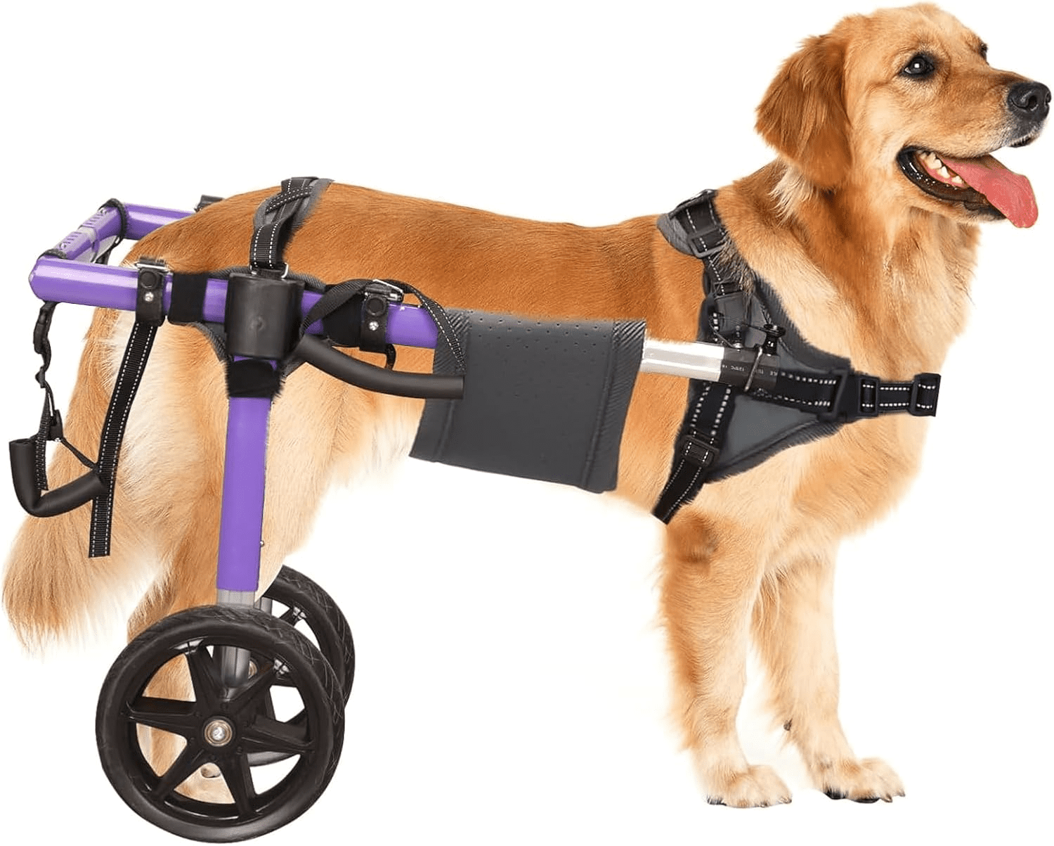 Virbraroo Dog Wheelchair for Back Legs - Lightweight Aluminum Alloy Dog ...