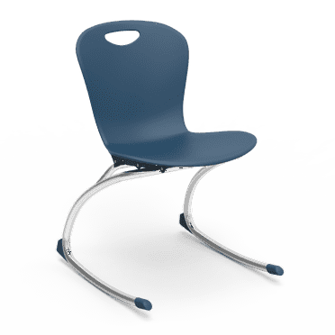 Virco 9000 Series Classroom Chair, 18" Seat Height, Chrome Frame, 4 ...