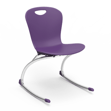 Virco 9000 Series Classroom Chair, 18" Seat Height, Chrome Frame, 4 ...