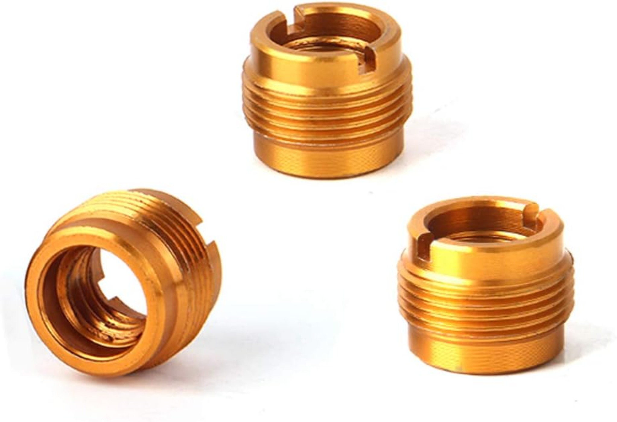 Vireellx 3 Pieces 5/8" Male to 3/8" Female Threaded Nut Screw Adapters ...