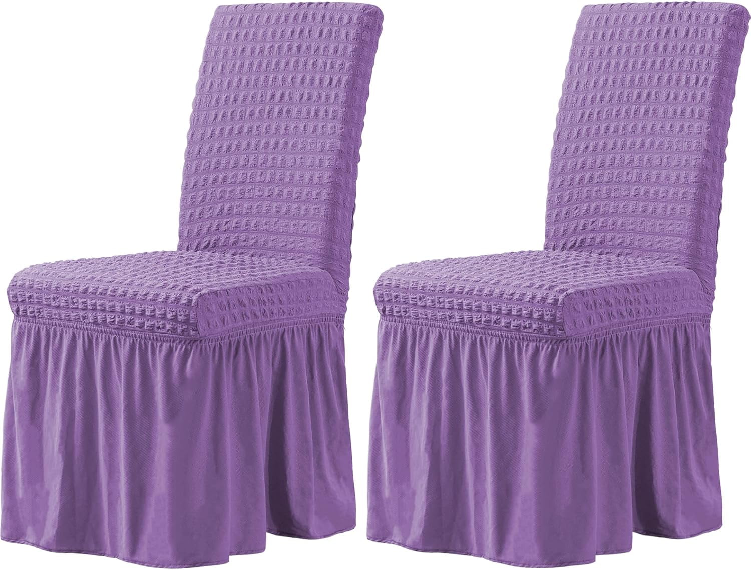 Vireellx Dining Chair Covers Set of 2, Universal Stretch Dining Room ...