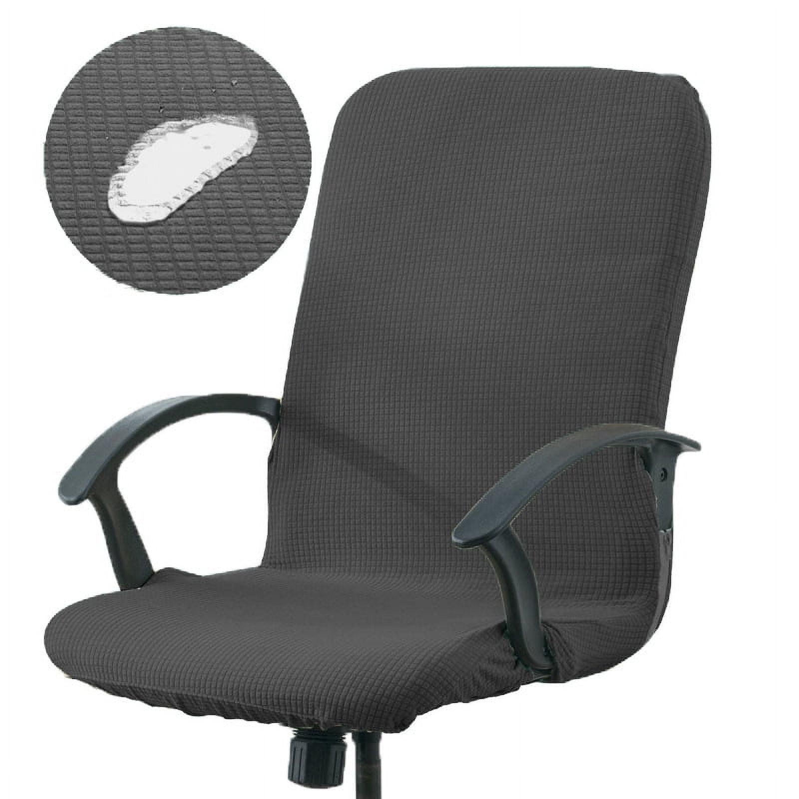 Vireellx Water Resistent Office Chair Covers Stretchable Gaming Chair Cover Jacquard Computer ...