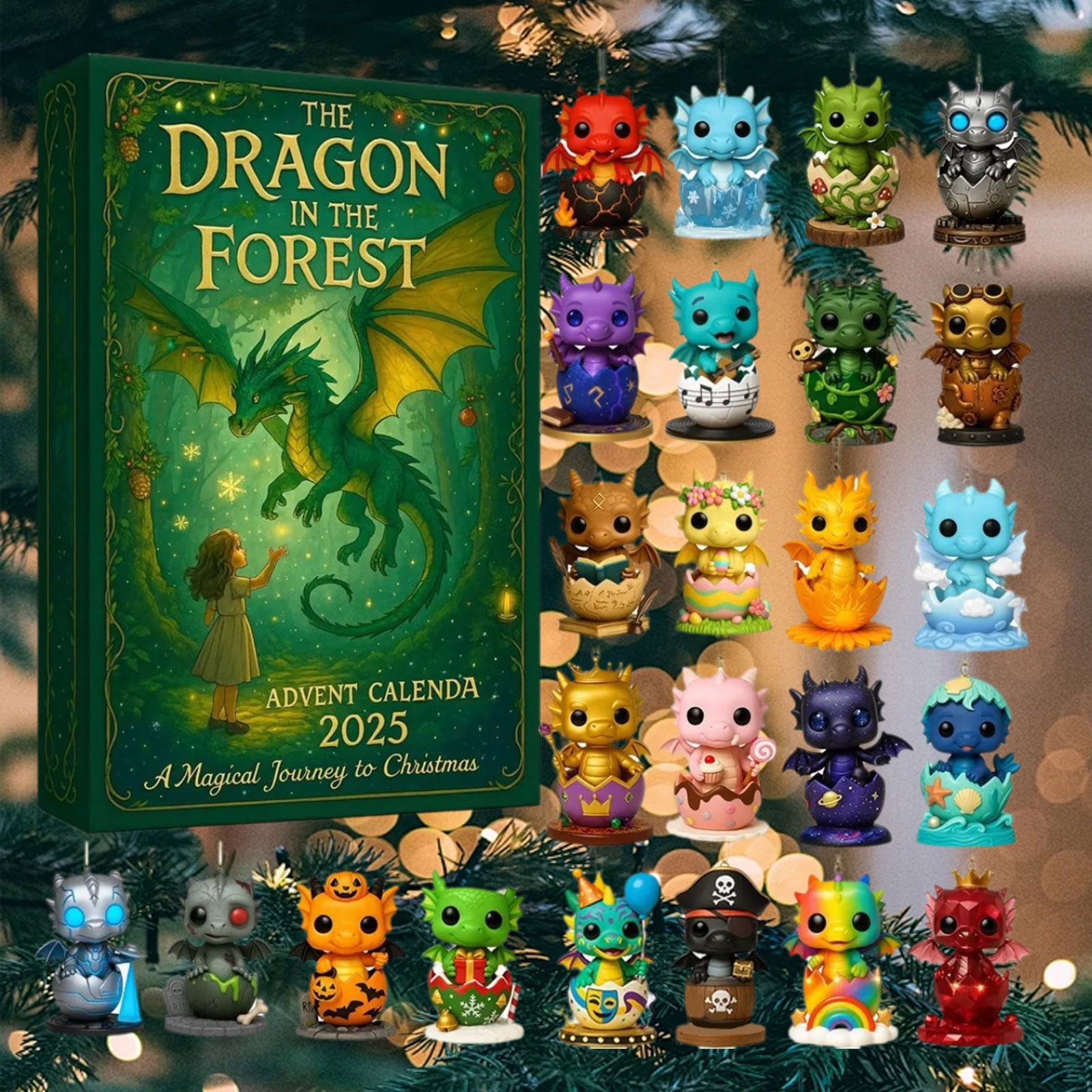 Virelaxpo 2025 Dragon Themed Advent Calendar with 24 Days of Surprises ...