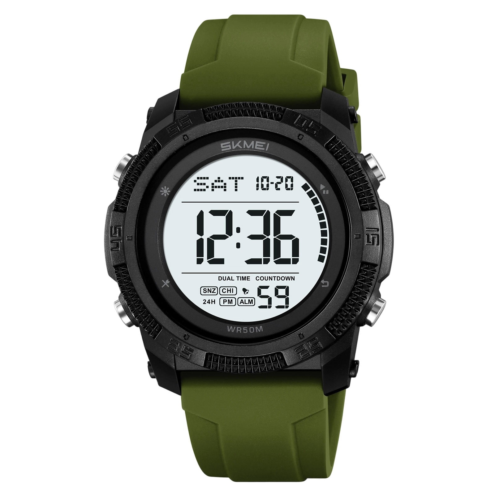 Virelaxpo Digital Sports Watch with Large Display, Luminous Water ...