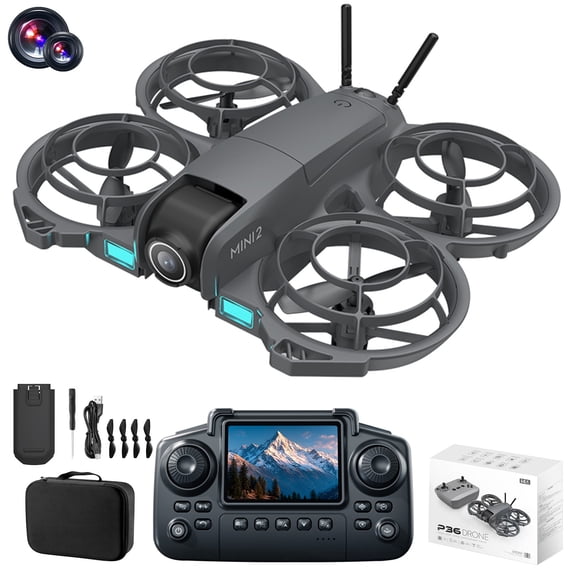 Virelaxpo Drone with ESC Camera and Cool LED Lights Remote Control with ...