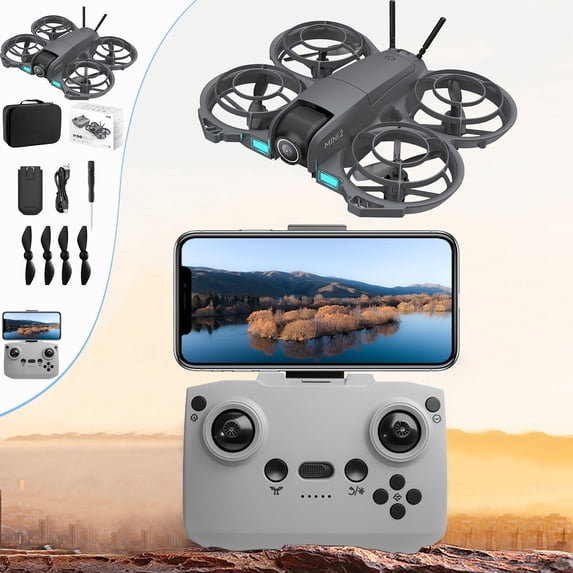 Virelaxpo Drone with ESC Camera and Cool LED Lights Remote Control with ...