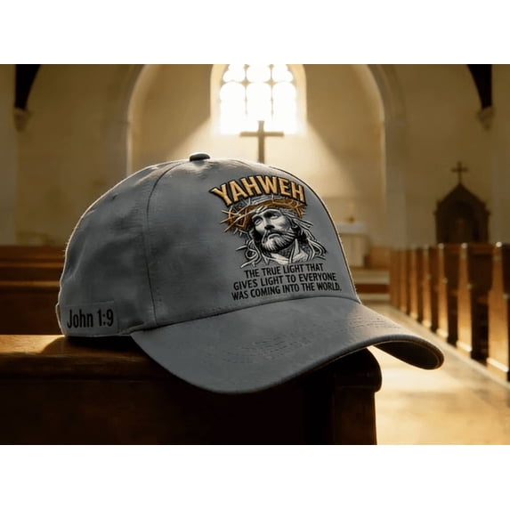 Virelaxpo Faith Inspired Baseball Cap - Embroidered YAHWEH Design with ...