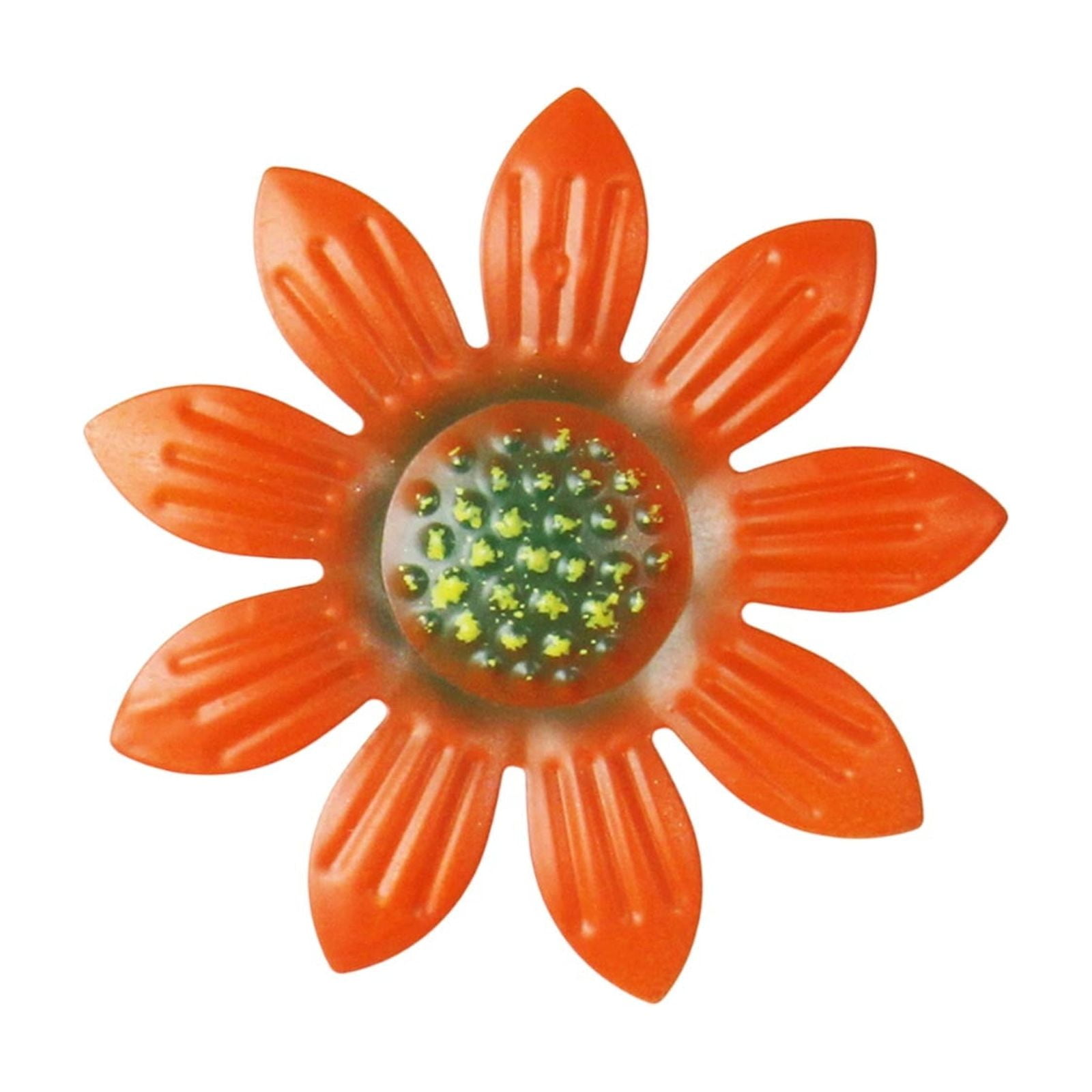 Virelaxpo Iron Daisy Wall Art - Outdoor Garden Courtyard Decorative ...