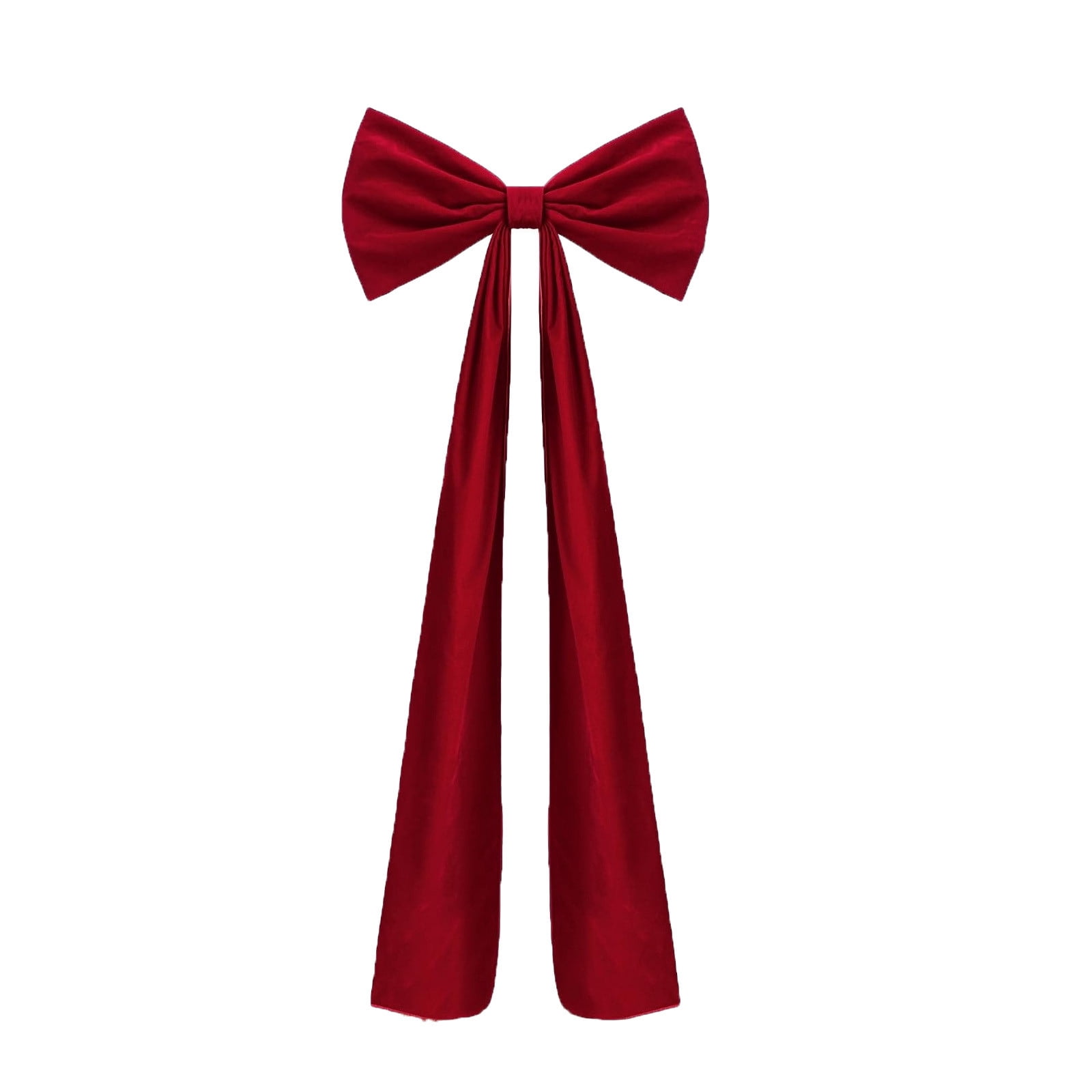 Virelaxpo Large Velvet Bow Christmas Tree Topper,Oversized Holiday ...