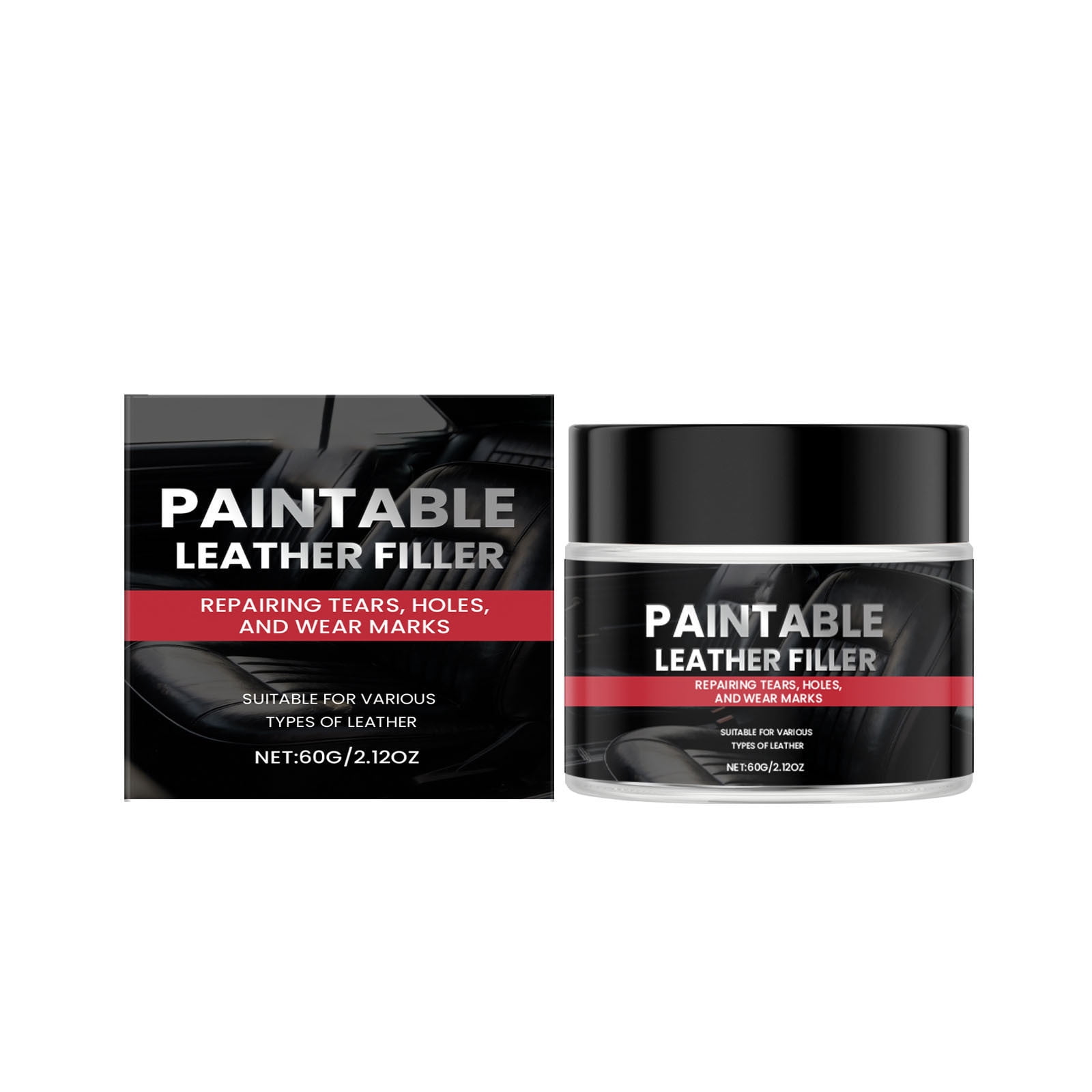 Virelaxpo Leather Filler for Crack and Hole Repair Quick Drying ...