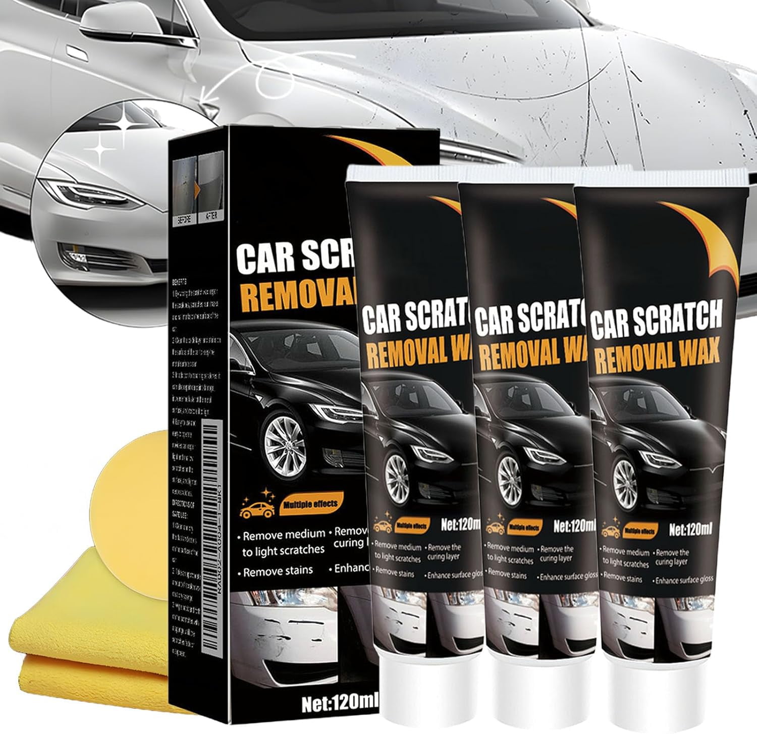 Viresta Scratch Repair Wax, 2025 New Viresta Scratch Remover, Viresta ...