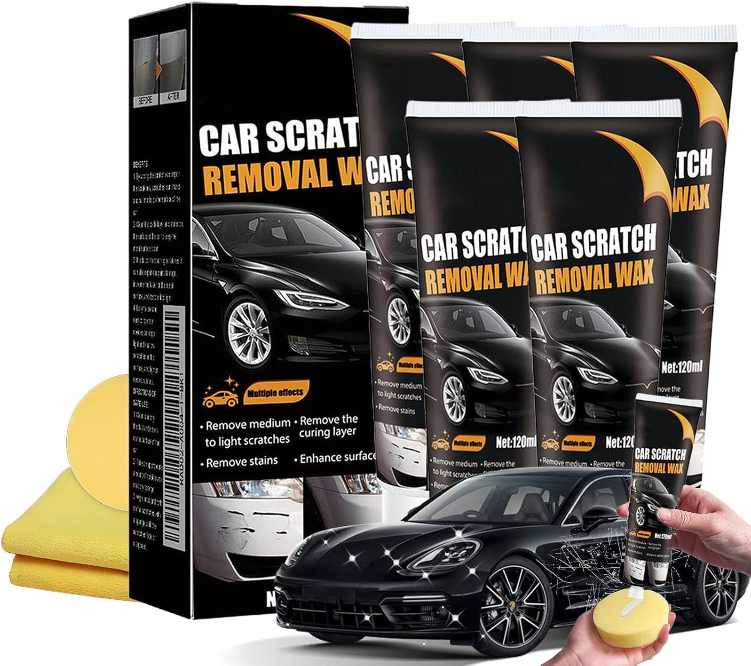 Viresta Scratch Repair Wax, 2025 New Viresta Scratch Remover, Viresta ...