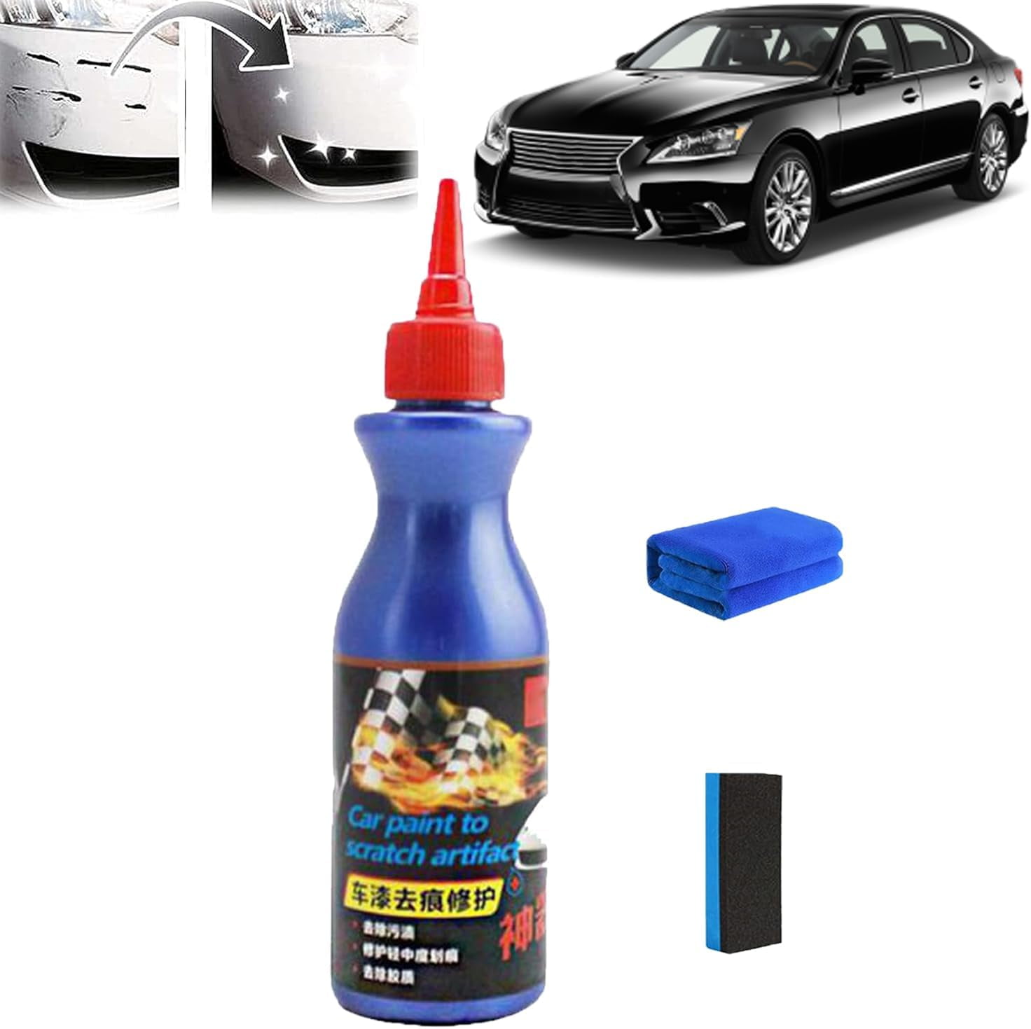 Viresta Scratch Repair Wax for Car, Viresta Scratch Remover, Ultimate ...
