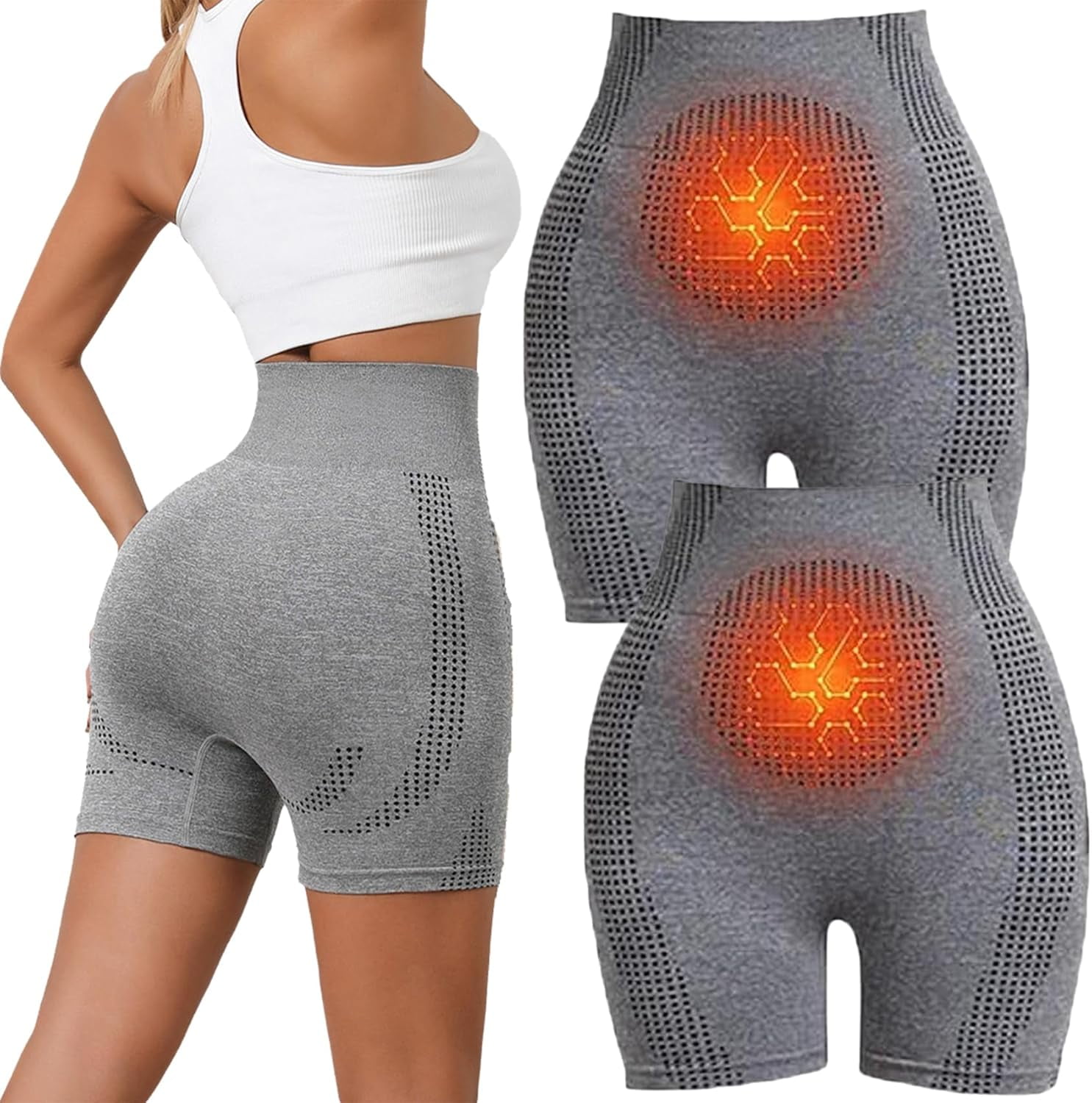 Viresta Shaping Shorts, 2025 New Micro-Vibration Massage Module Ion ...