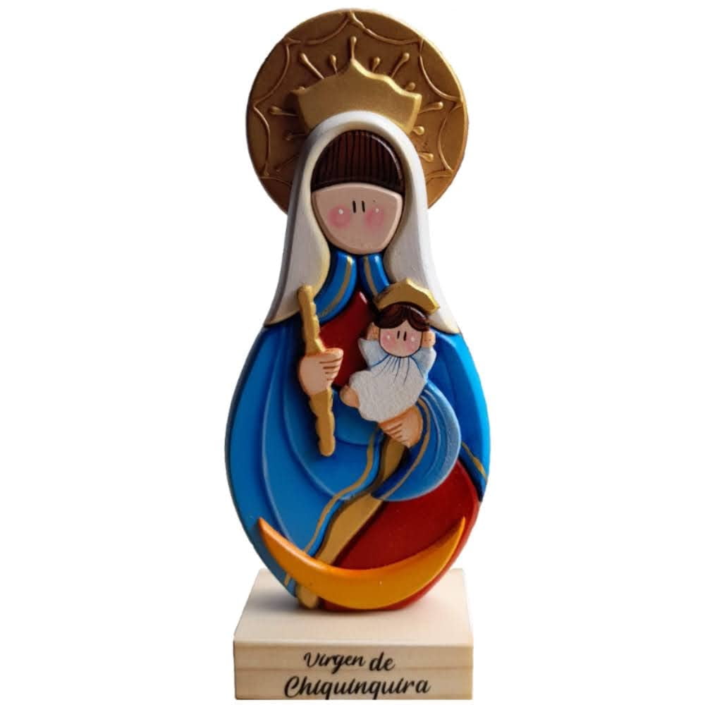 Virgen de Chiquinquira Estatua Religiosa, Patrona de Colombia, Regalo ...