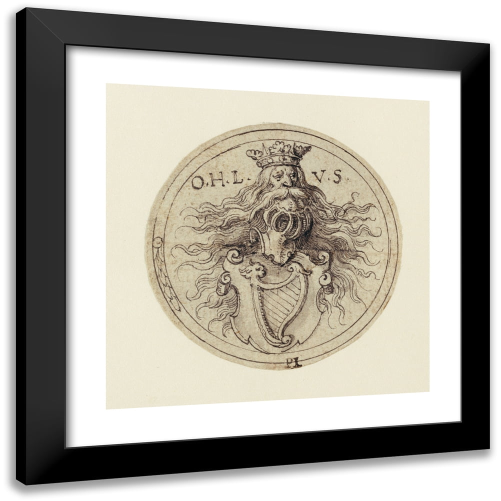 Virgil Solis 15x15 Black Modern Framed Museum Art Print Titled - Design ...