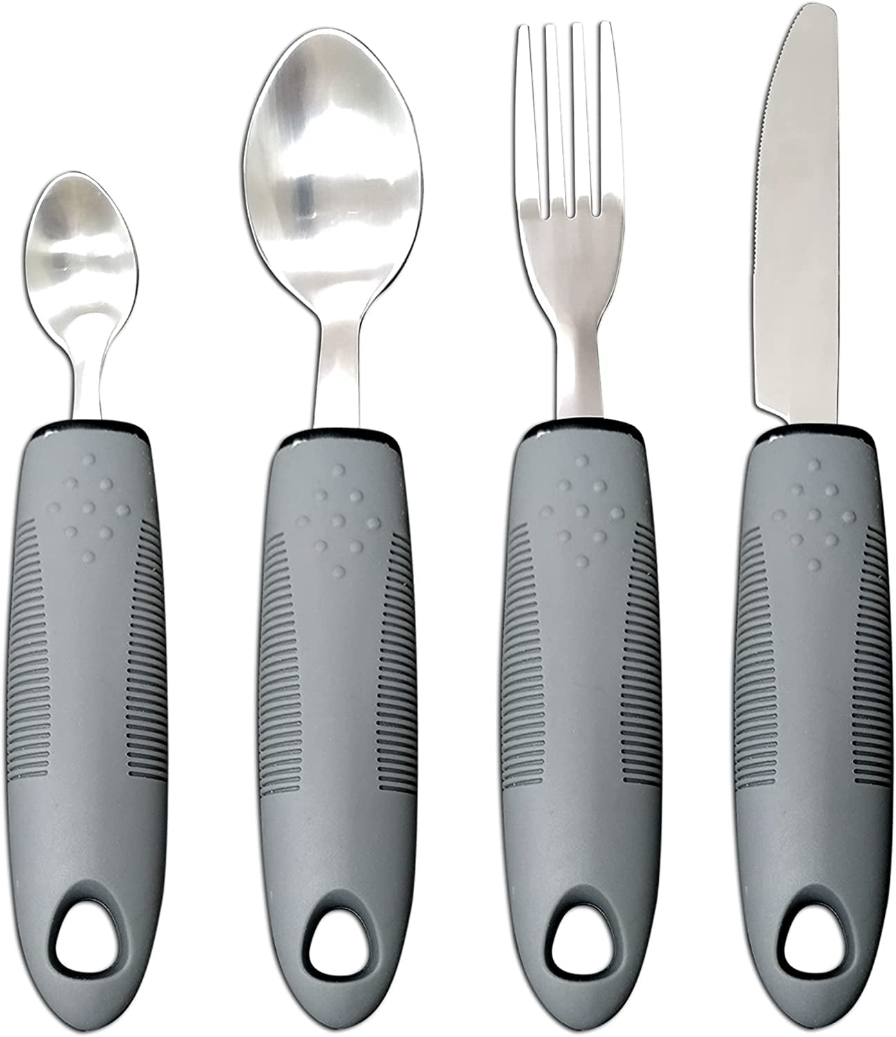 VirgilSon Stainless Steel Dining Cutlery Set with Extra Wide Handles ...