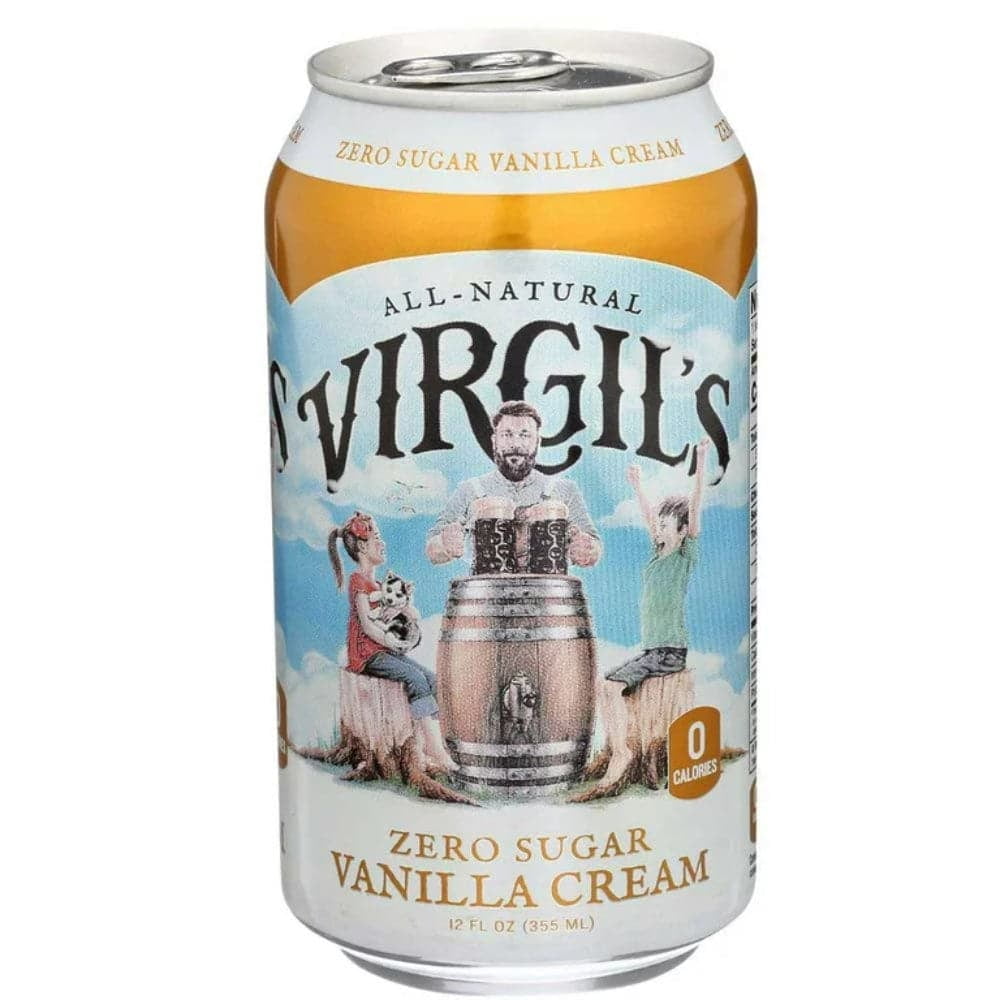 Virgils - Zero Sugar Vanilla Cream Drink 4Pk 48 FO - Pack of 6 ...
