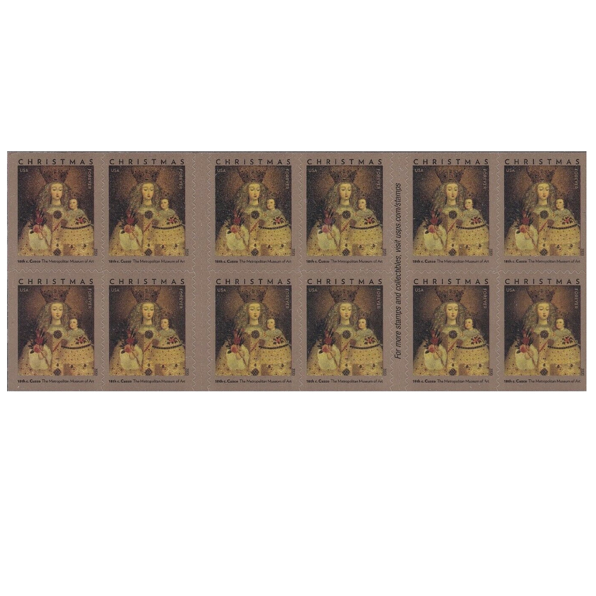 USPS Forever Postage Stamp - Virgin Child, Our Lady of Guapulo, Book of ...