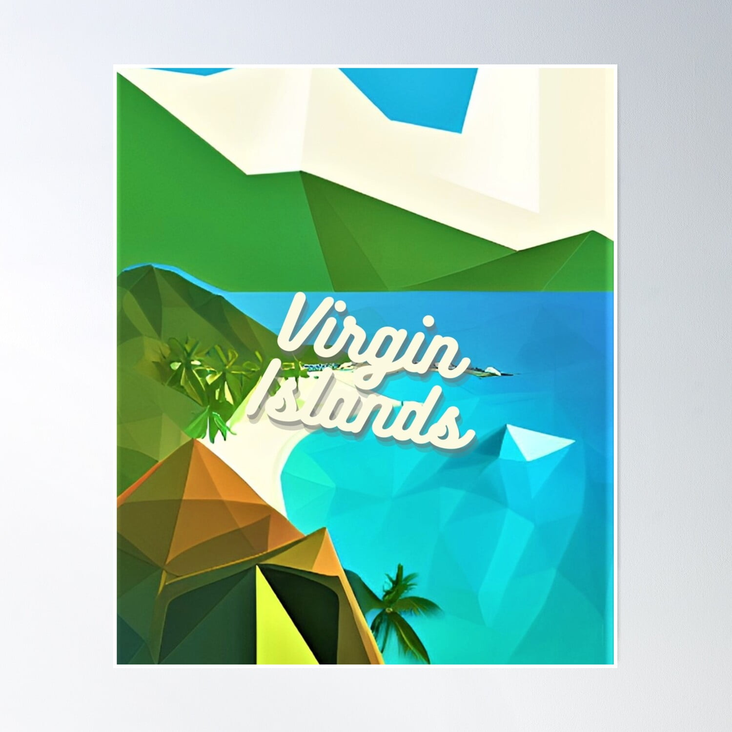 Virgin Island National Park Ii Poster Wall Art, Modern Wall Decor ...