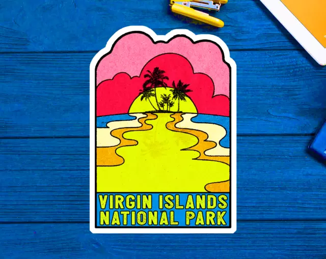 Virgin Islands National Park Decal Sticker Sunset Phone Decal Water ...