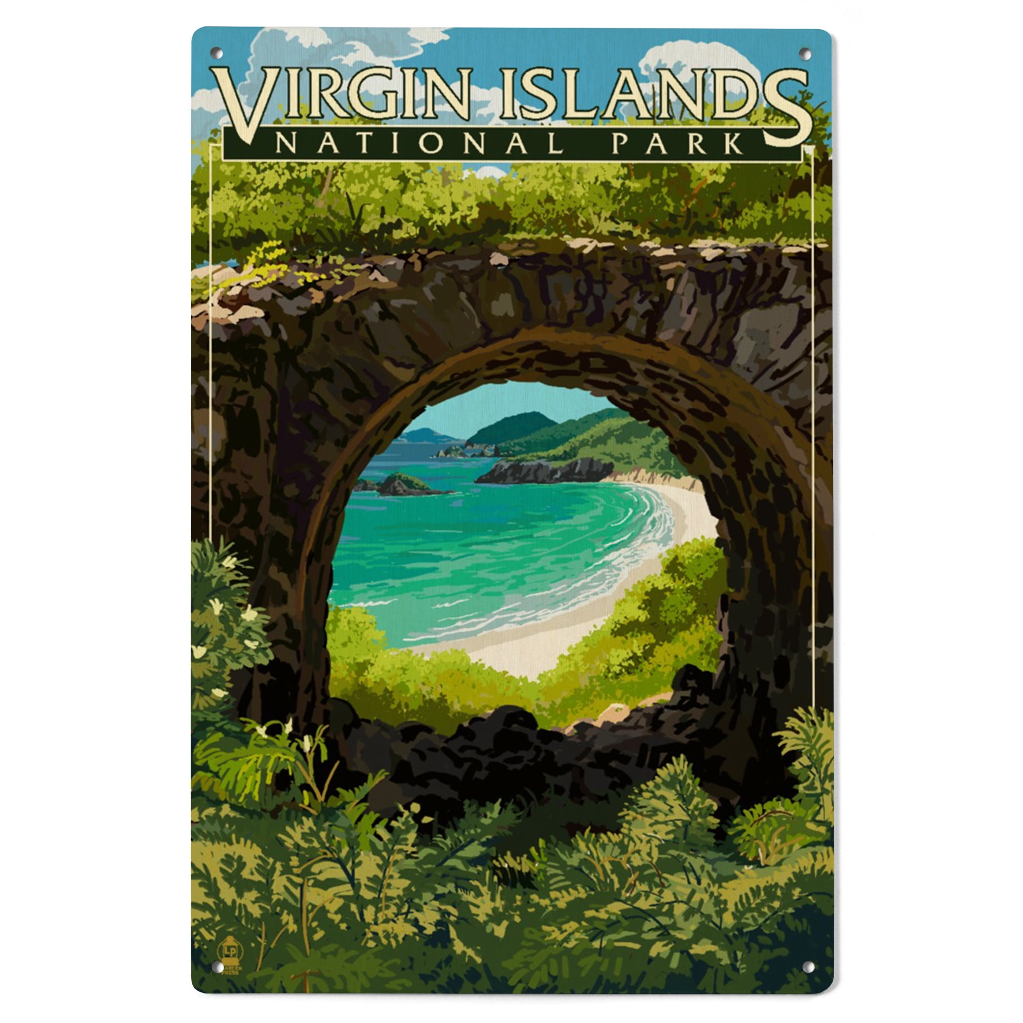 Virgin Islands National Park, US Virgin Islands, View from Ruins Birch ...
