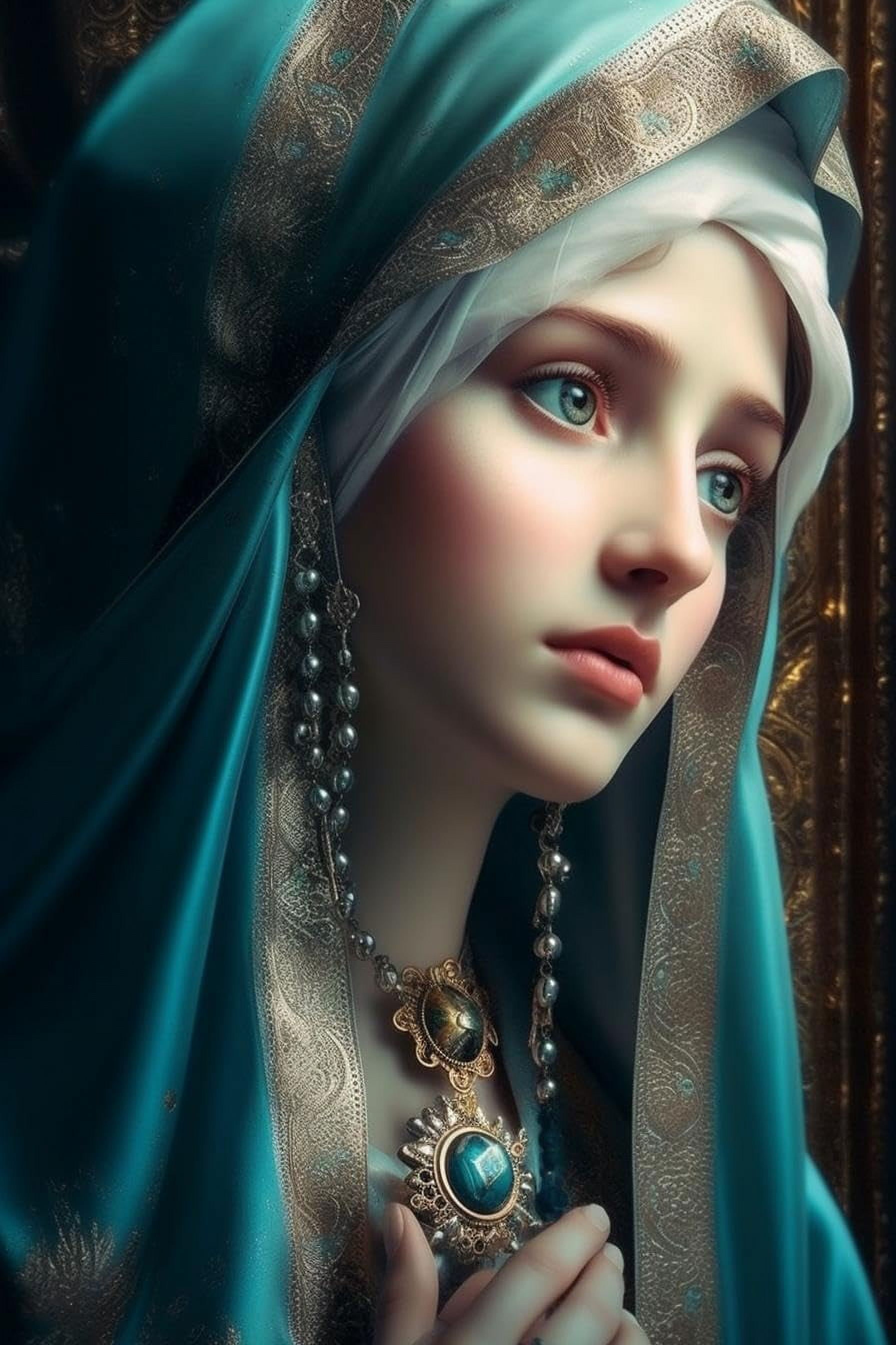 Virgin Mary Diamond Painting - Christian Diamond Painting Kits for ...